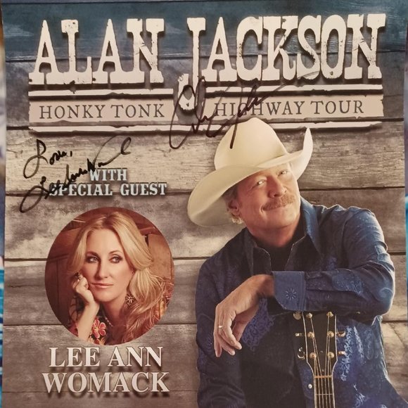 ALAN JACKSON | Art | 27 Alan Jackson Lee Ann Womack Signed Original ...
